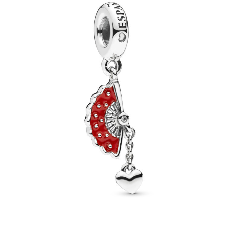 Charm colgante en plata de ley Abanico Español – Joyería acebo ...