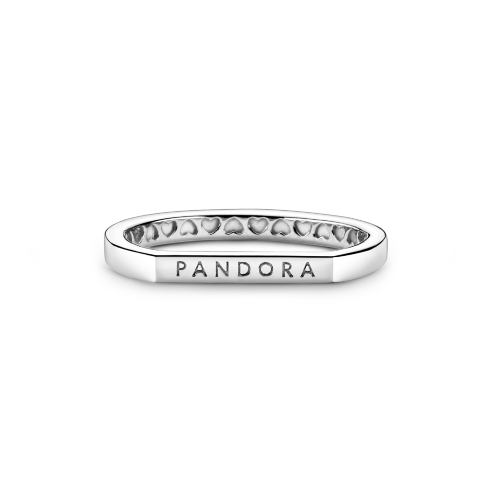Anillo en plata de ley Barra Logo Pandora – Joyería acebo – Joyerías en ...