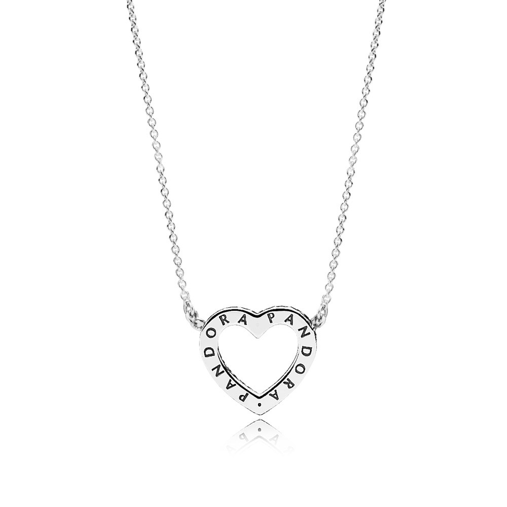 Collar en Plata de Ley Corazón Amado 590534cz-45 – Joyería acebo ...