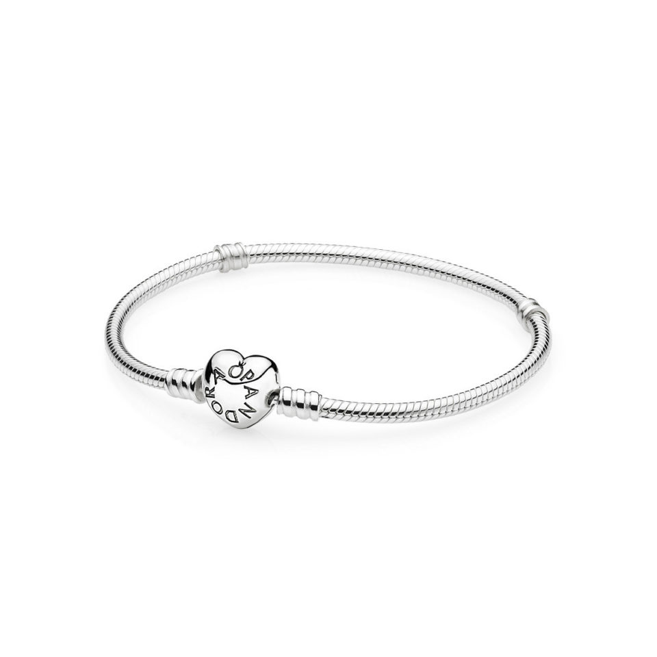 Pulsera Pandora Moments Cadena de Serpiente Cierre Mariposa 590782C01 ...