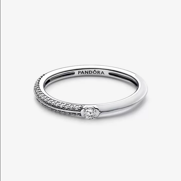 Anillo Dual Blanco y Pavé de Pandora Me 192697C01 – Joyería acebo ...