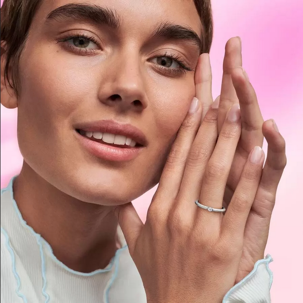 Anillo Dual Blanco y Pavé de Pandora Me 192697C01 – Joyería acebo ...