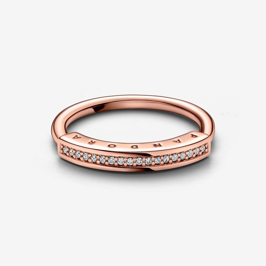 Anillo Pandora Signature I-D Pave 182283C01 – Joyería acebo – Joyerías ...
